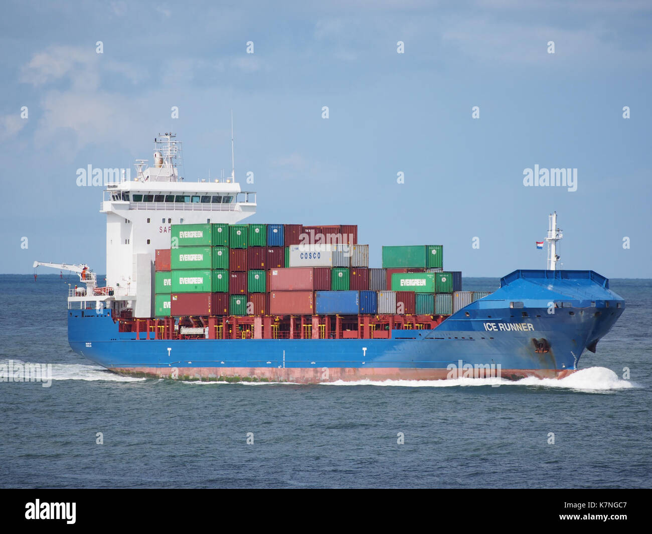 This image shows the Ice Runner, a ship built in 2008, in the Port of ...