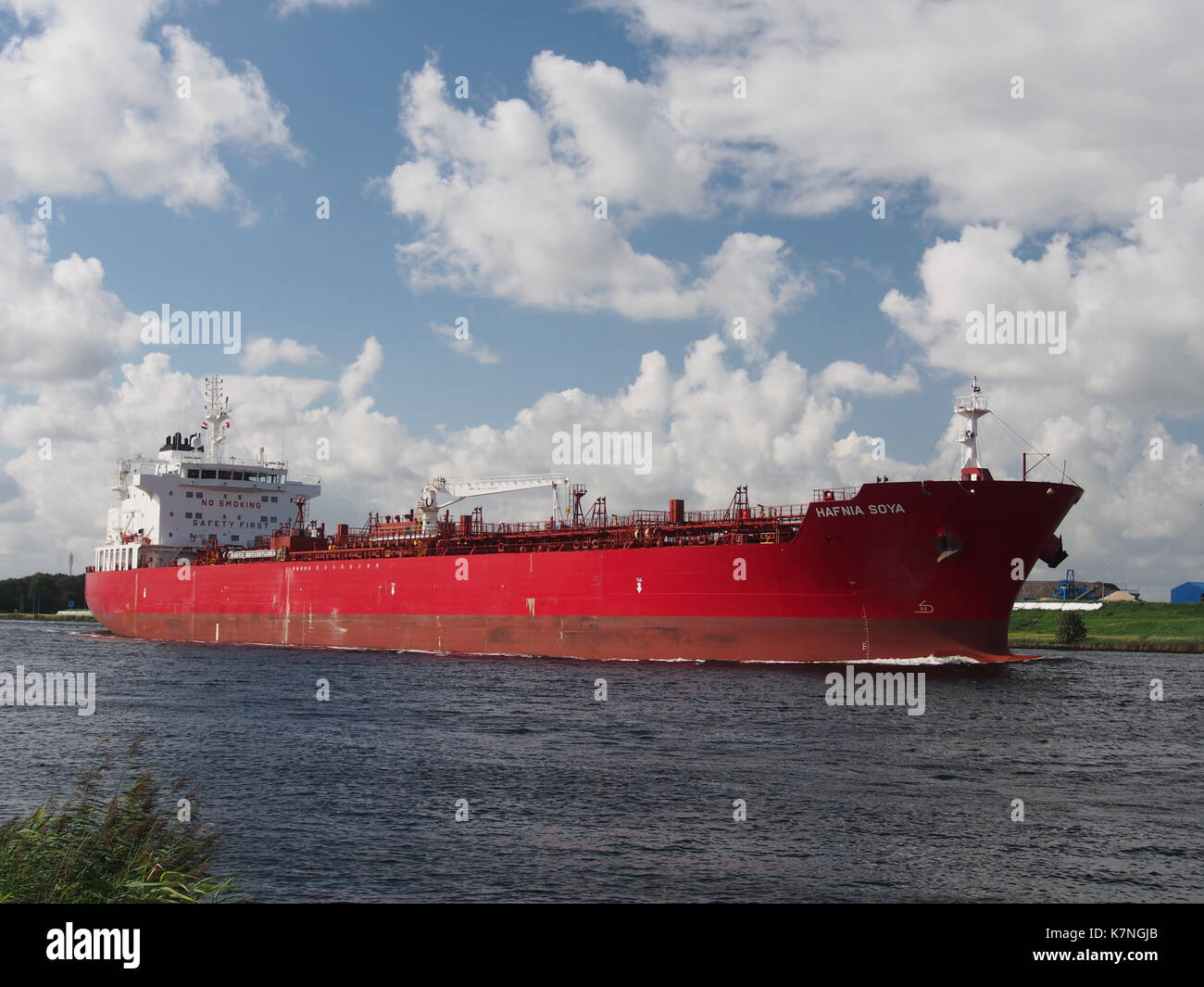 The Hafnia Soya, a chemical tanker, was built in 2015 and is registered ...