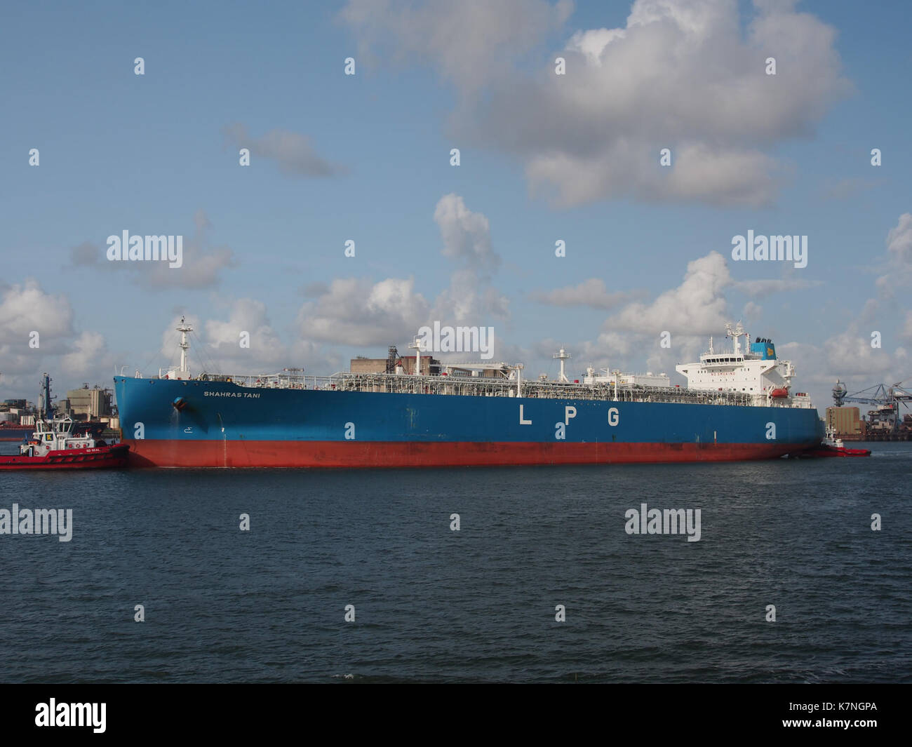 Shahrastani (ship, 2016) IMO 9726085, Calandkanaal, Port of Rotterdam ...