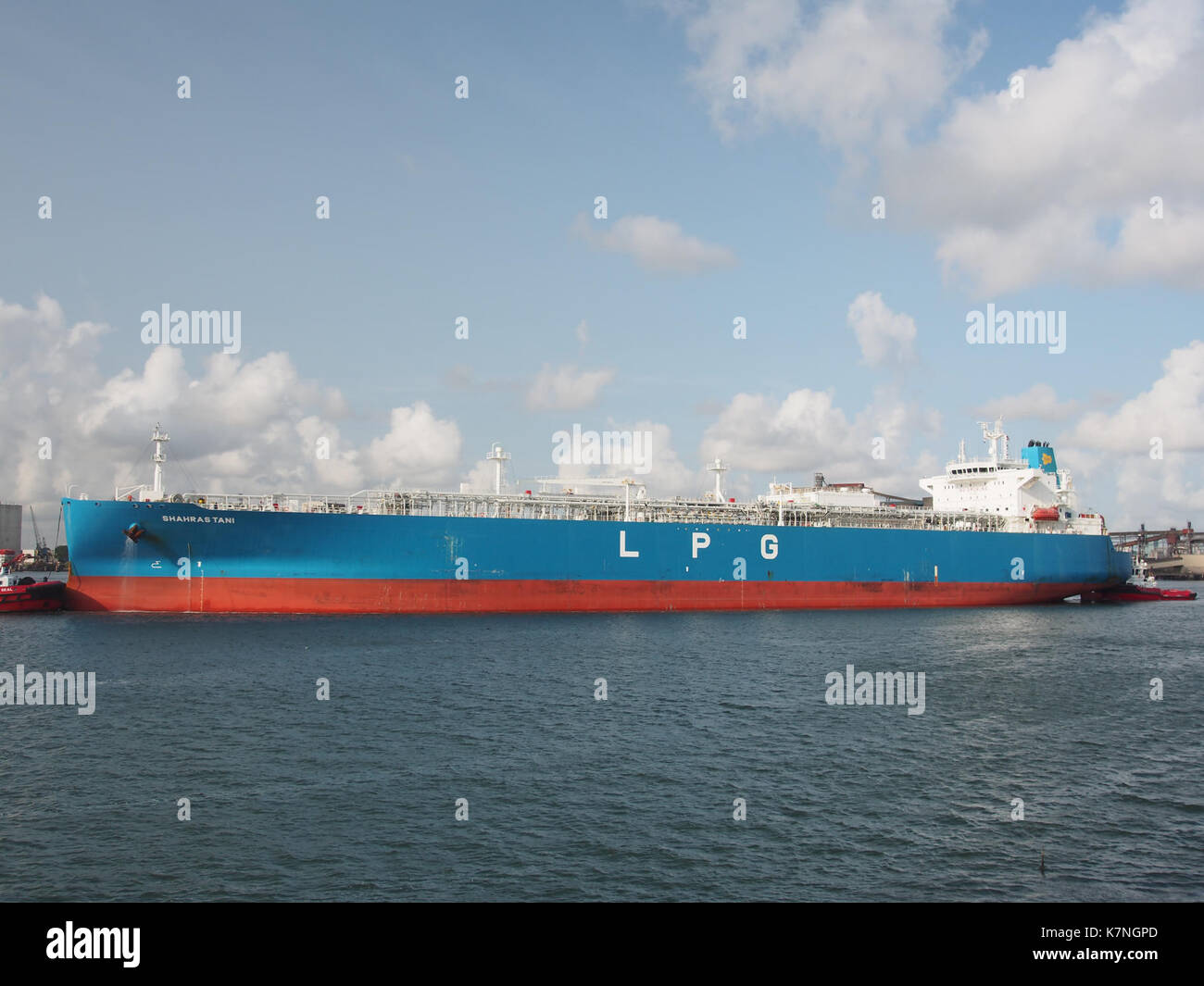 The Shahrastani is a vessel seen in the Calandkanaal, Port of Rotterdam ...