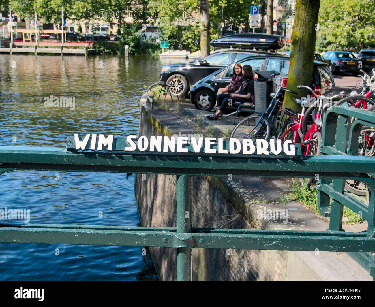 The photograph shows Brug 175, also known as Wim Sonneveldbrug, a ...