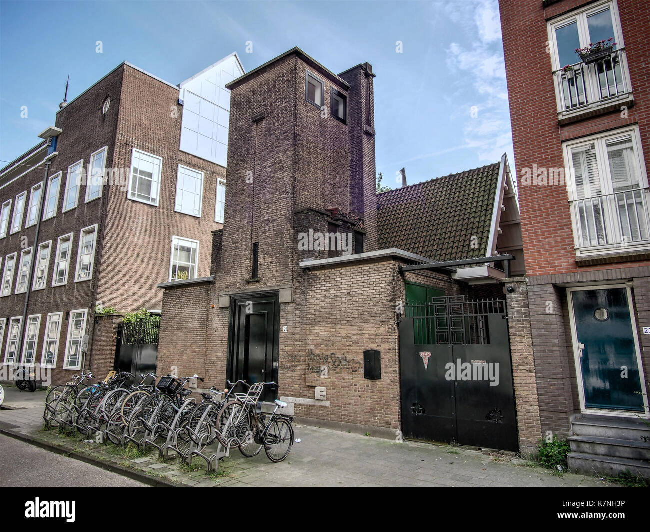 This image showcases the GEB Substation, designed in the Expressionist ...
