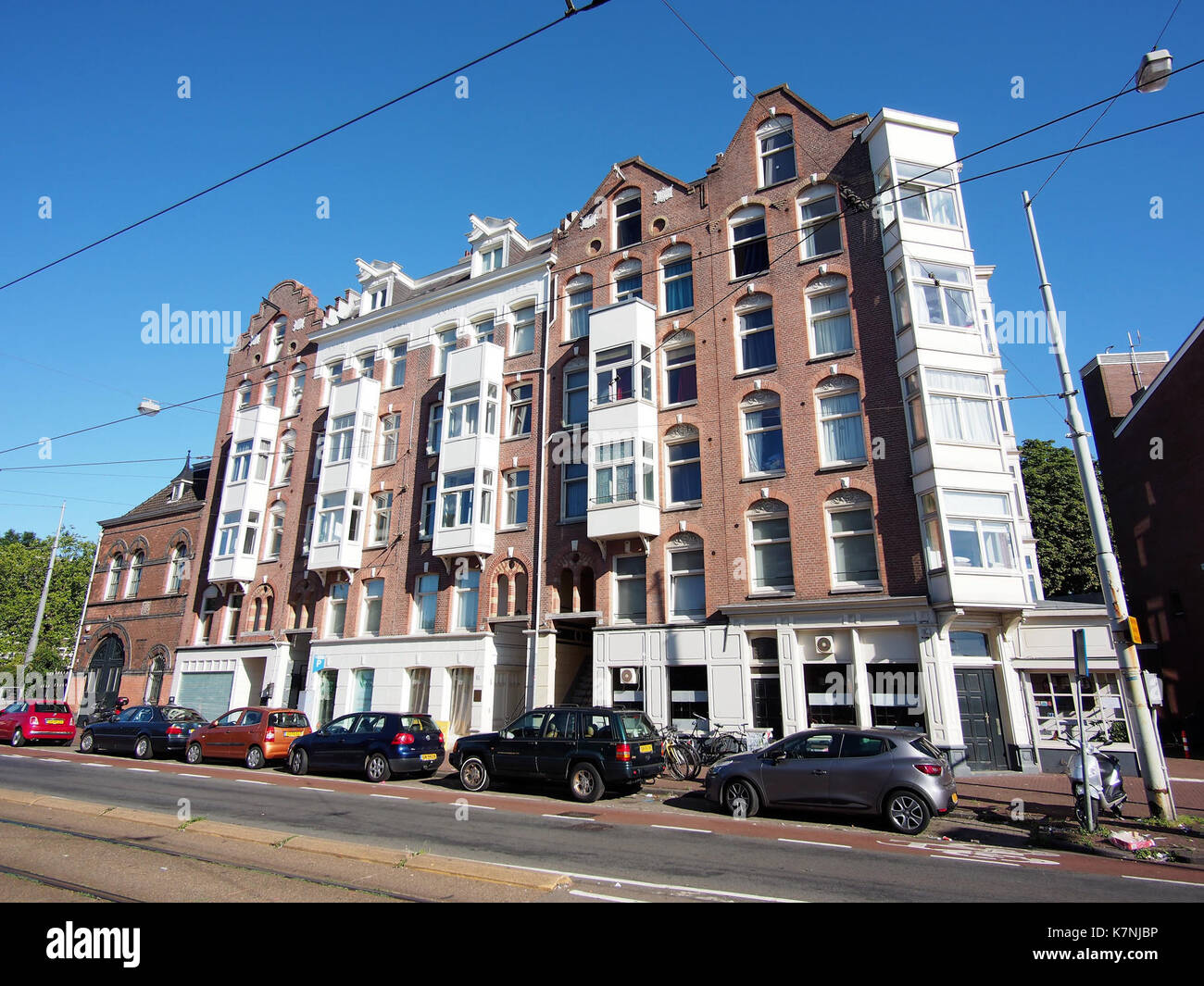 This photograph captures Rozengracht, a major street in Amsterdam ...