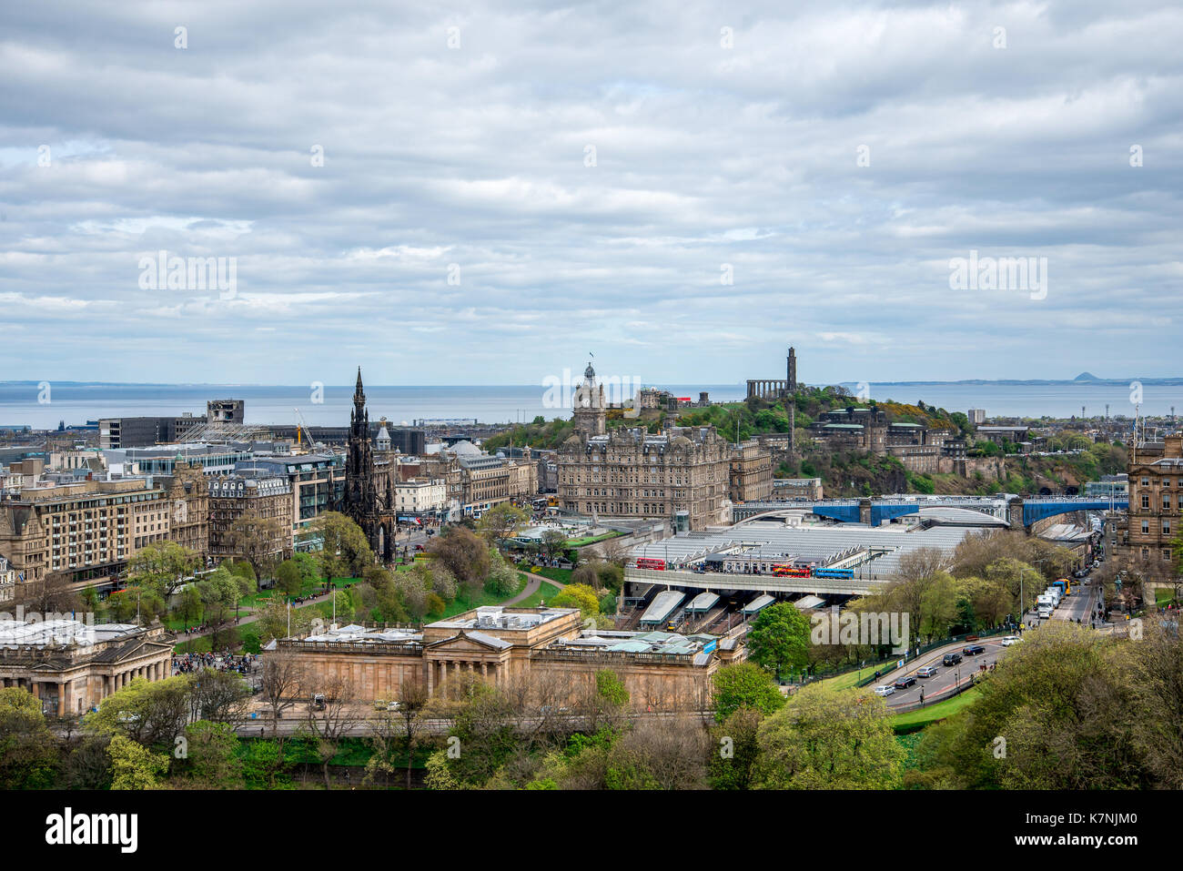 View from edinburgh castle hi-res stock photography and images - Alamy