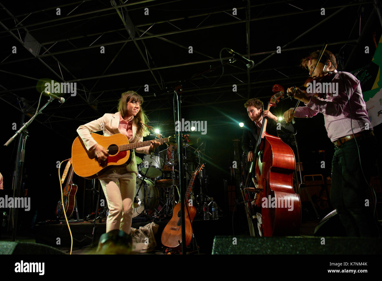 AUSTIN, TX MARCH 14: Hurray For The Riff Raff perform at Gatsby's at ...