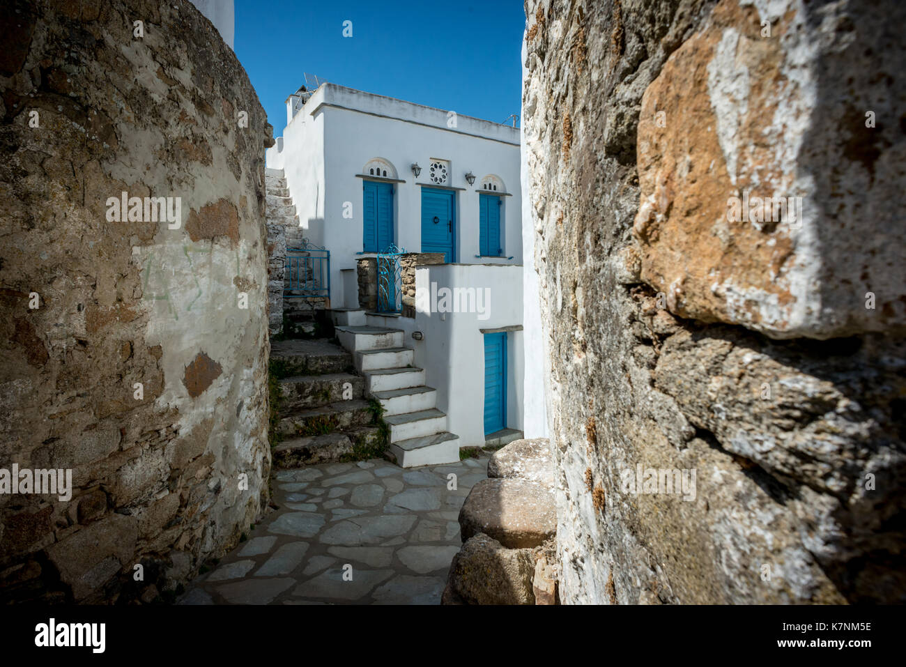 The tiny village of Volax, on Tinos, Greece Stock Photo - Alamy