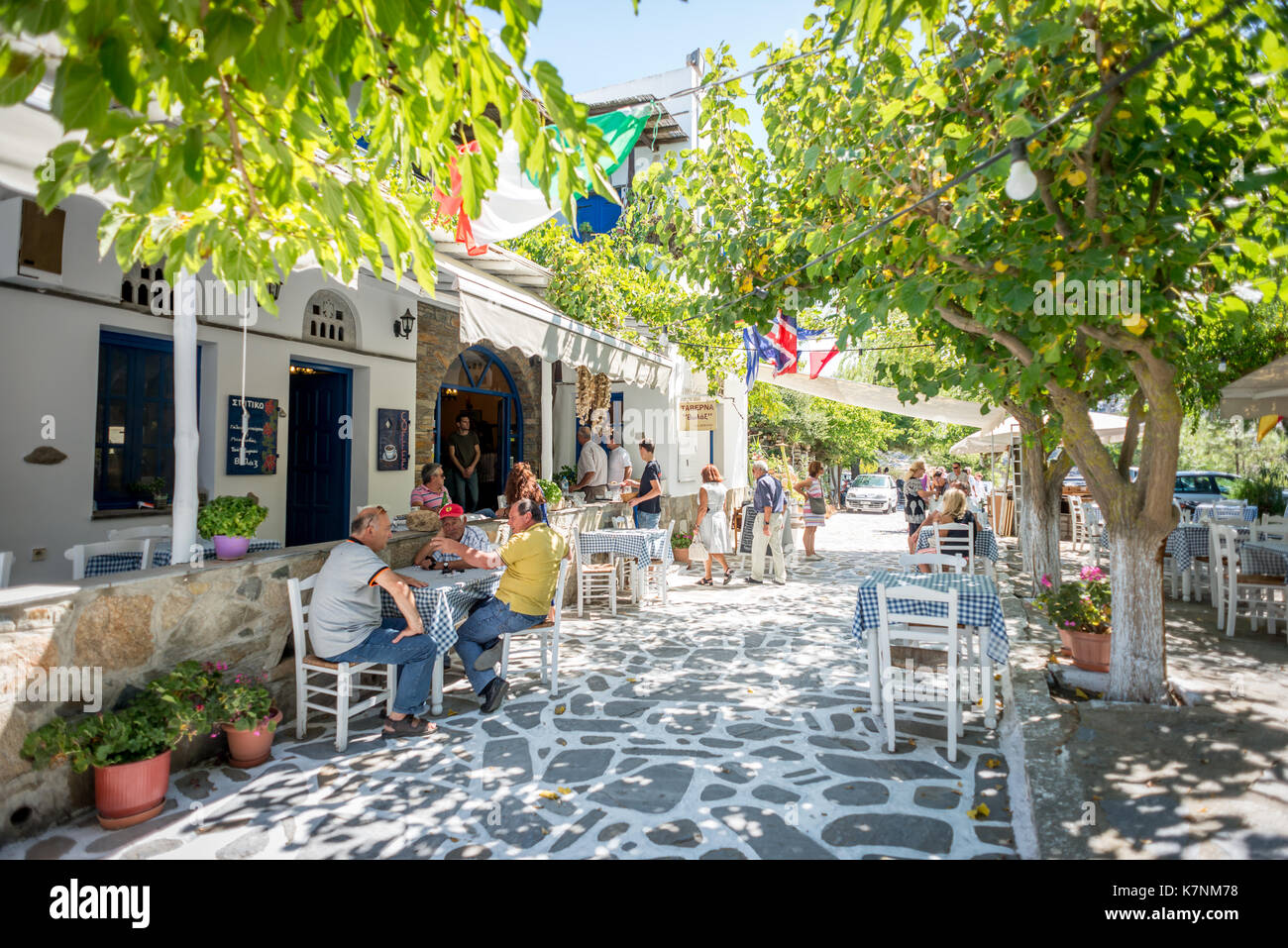 The tiny village of Volax, on Tinos, Greece Stock Photo - Alamy