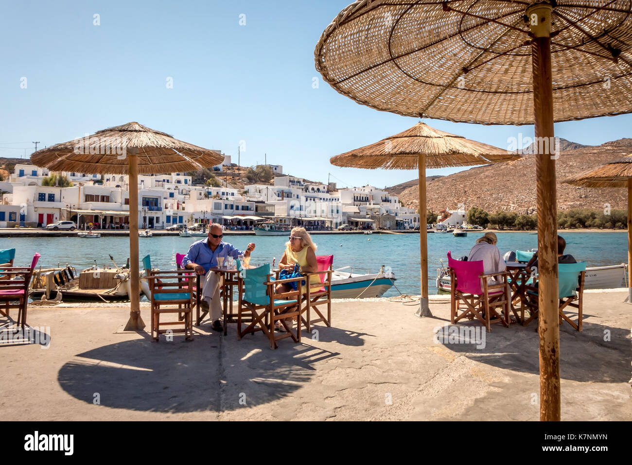 The village of Panormos, Greece Stock Photo - Alamy