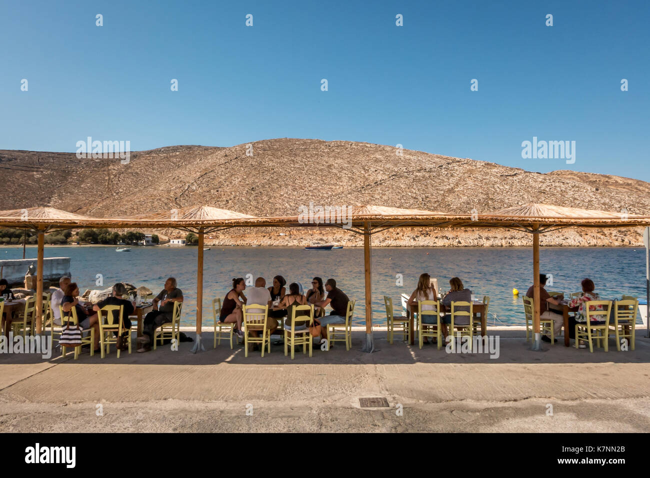 The village of Panormos, Greece Stock Photo - Alamy