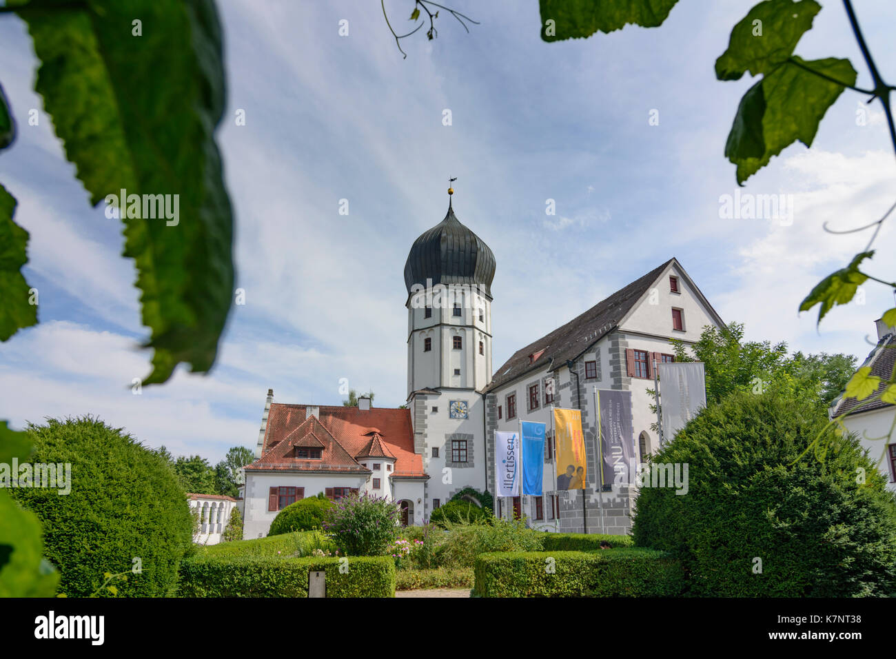 castle Vöhlinschloss, Illertissen, Schwaben, Swabia, Bayern, Bavaria ...