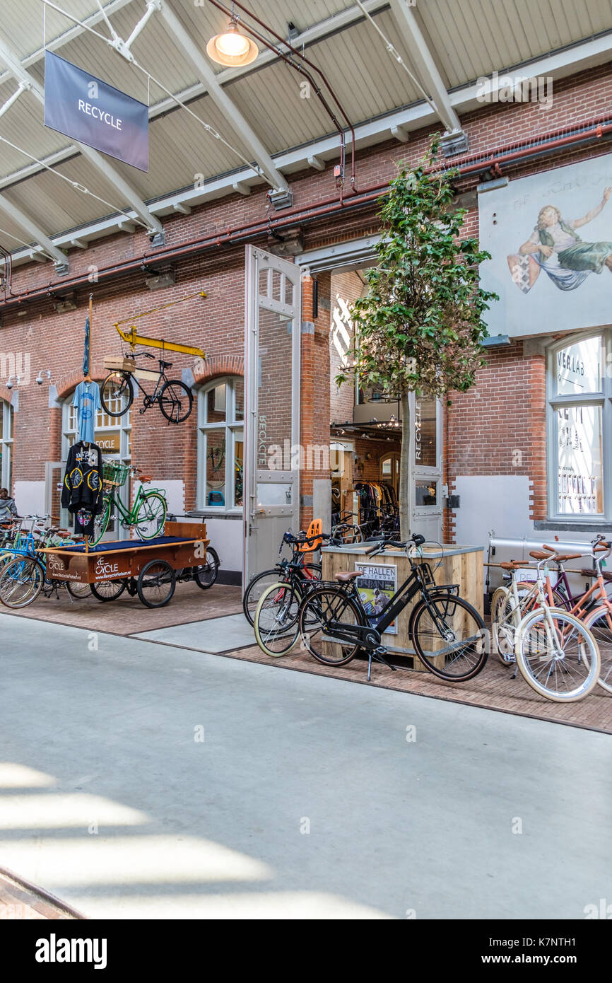 De Hallen Food and shops department, Amsterdam, Jordan Stock Photo - Alamy