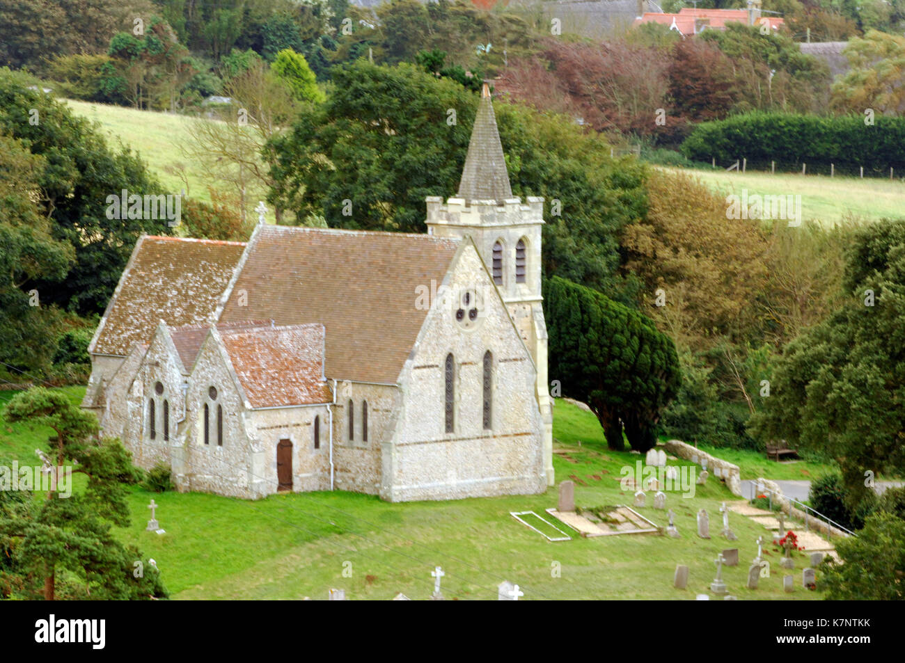 Typical english churches hi-res stock photography and images - Alamy
