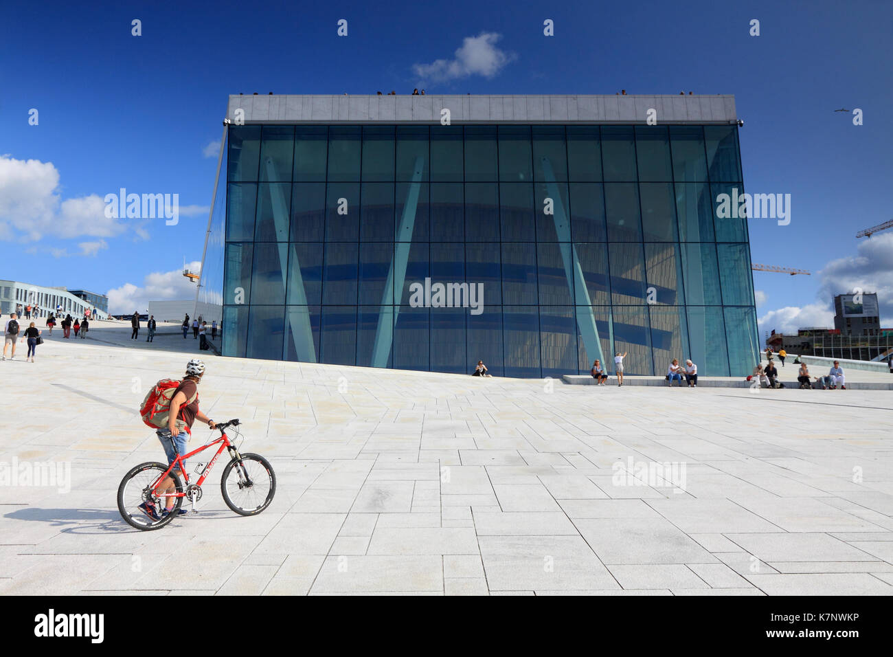 Glass facade oslo opera house hi-res stock photography and images - Alamy