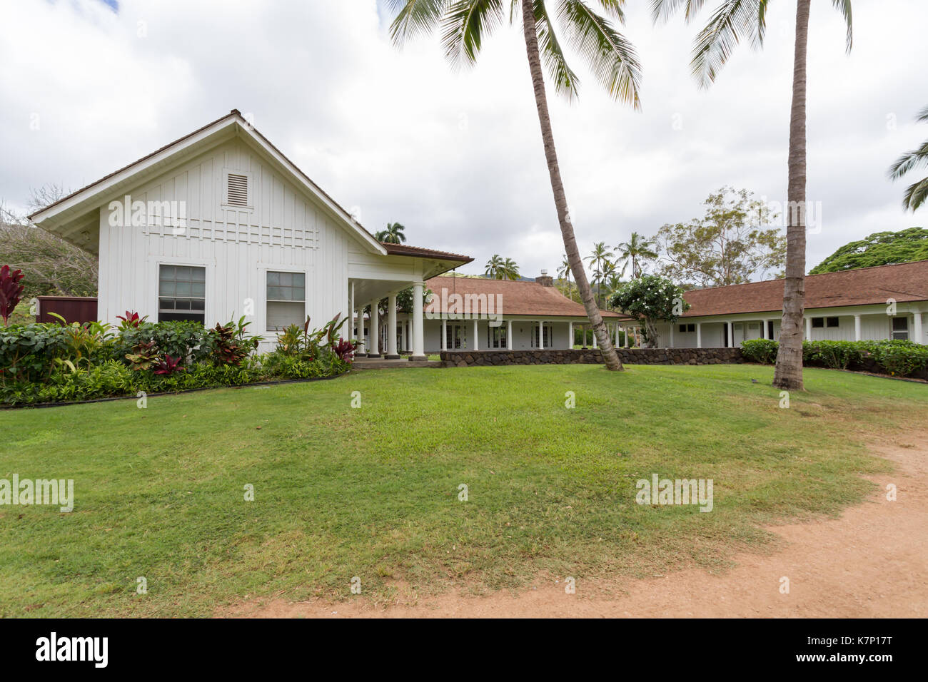 Historic Dillingham Ranch house on the north shore of Oahu Hawaii Stock ...