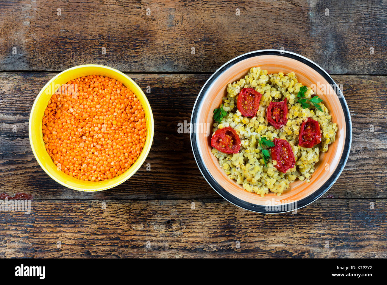 Authentic indian dal yellow hi-res stock photography and images - Alamy