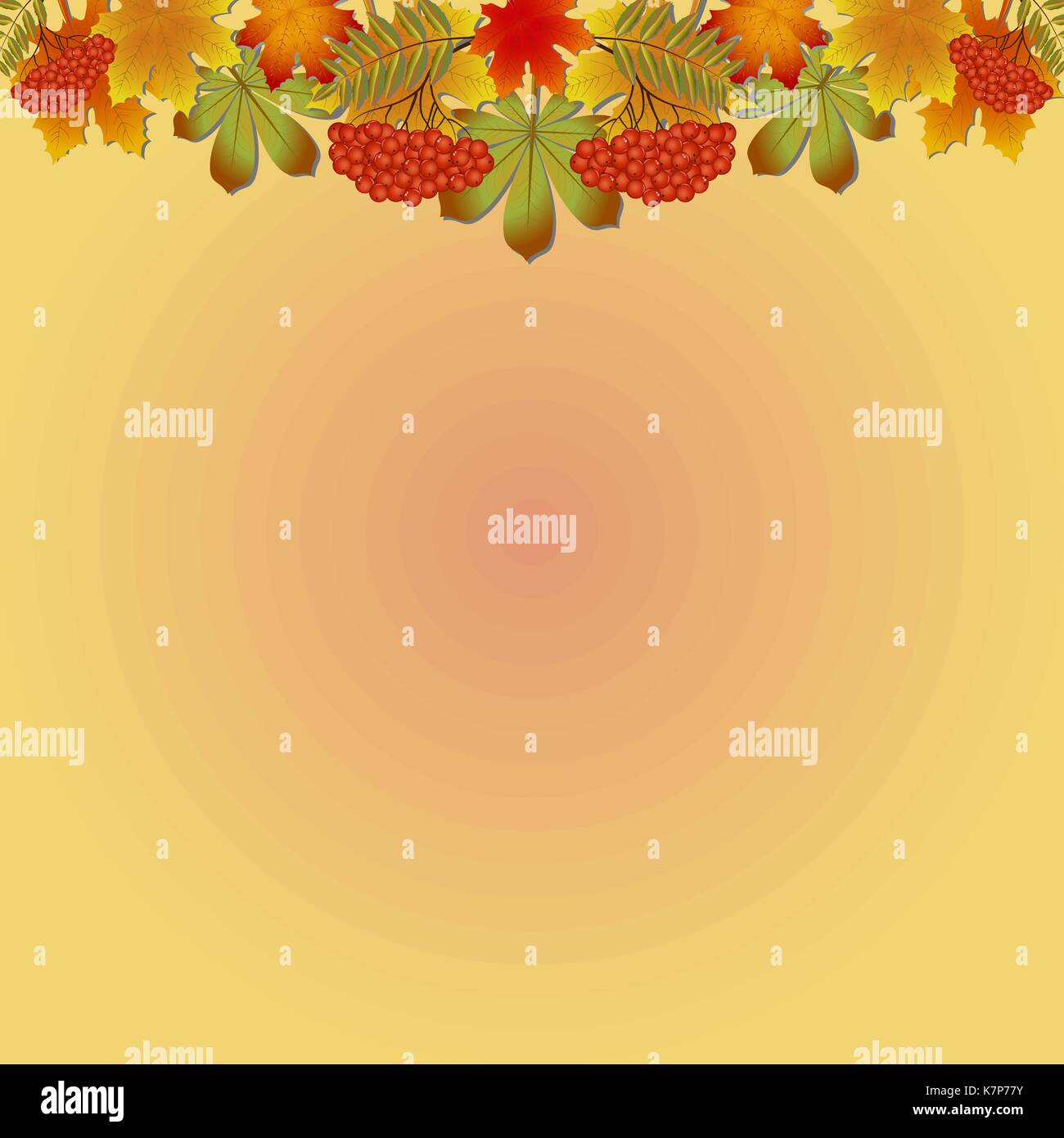 Fall nature autumn leaves Stock Vector Images - Alamy