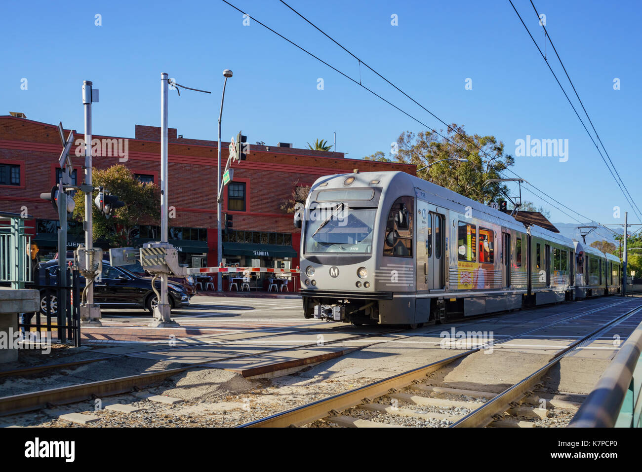 Los Angeles , JUN 24: South Pasadena metro station on JUN 24, 2015 at ...