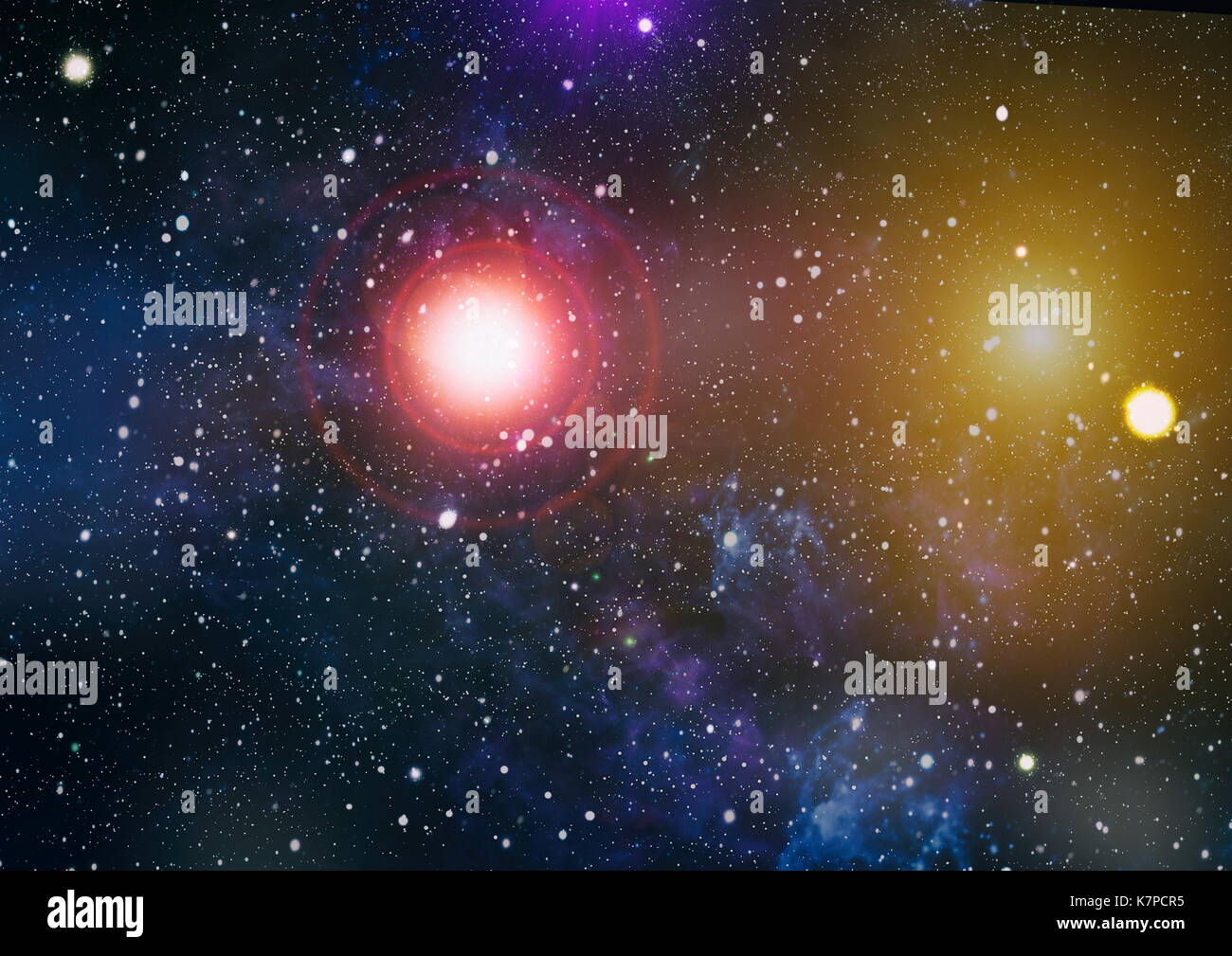 Deep space. High definition star field background . Starry outer space ...