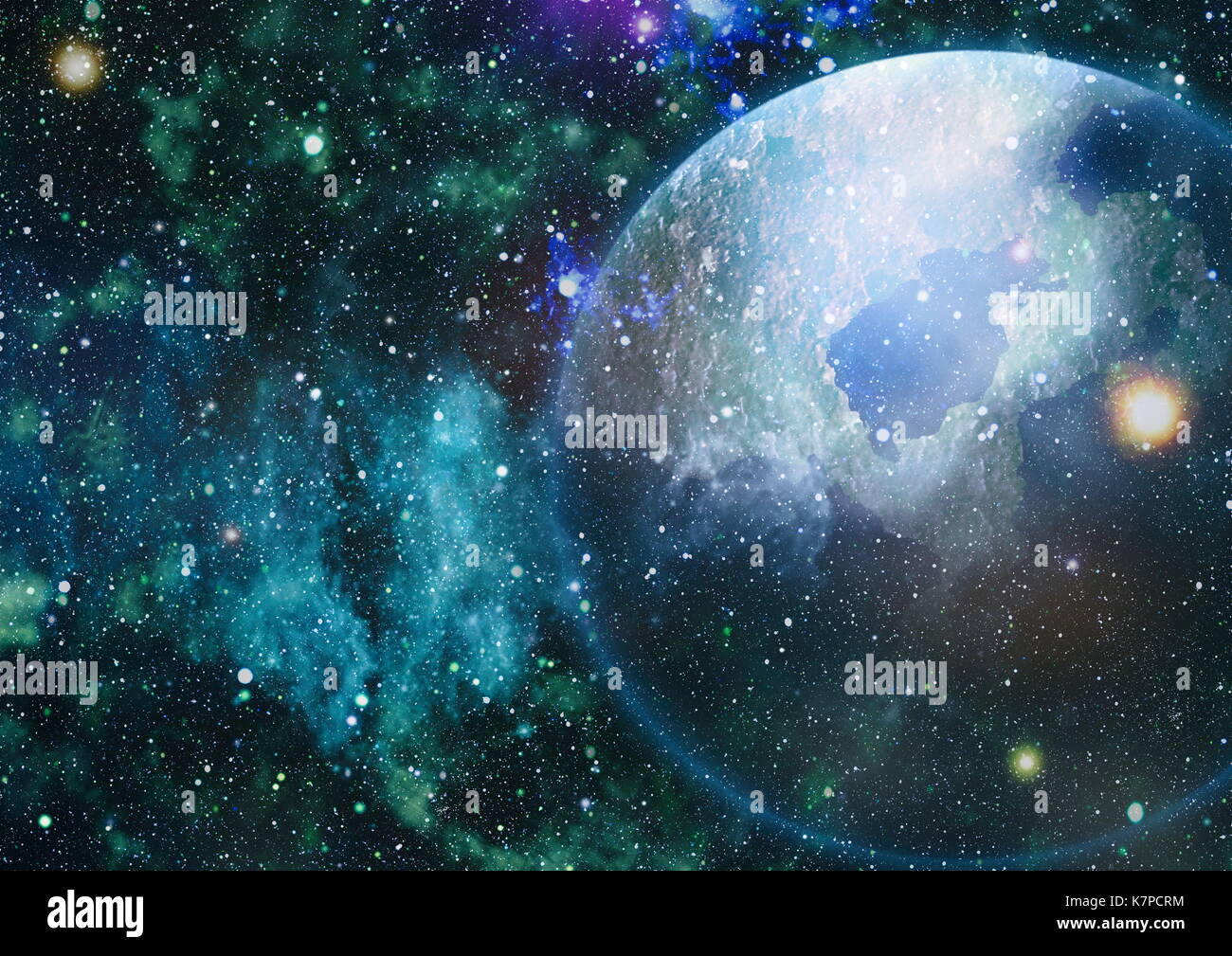 Deep space. High definition star field background . Starry outer space ...