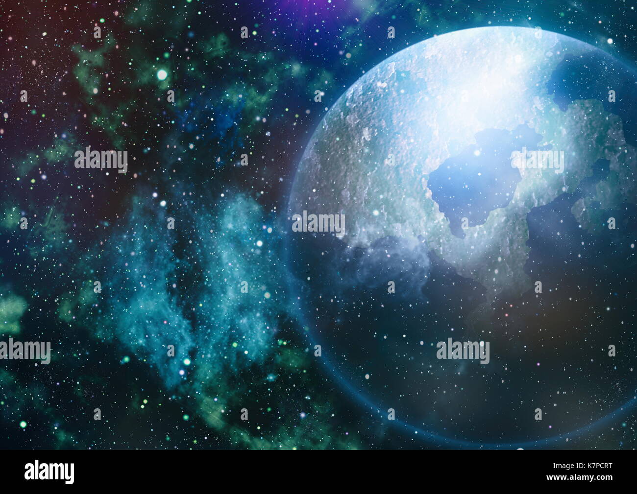 Deep space. High definition star field background . Starry outer space ...