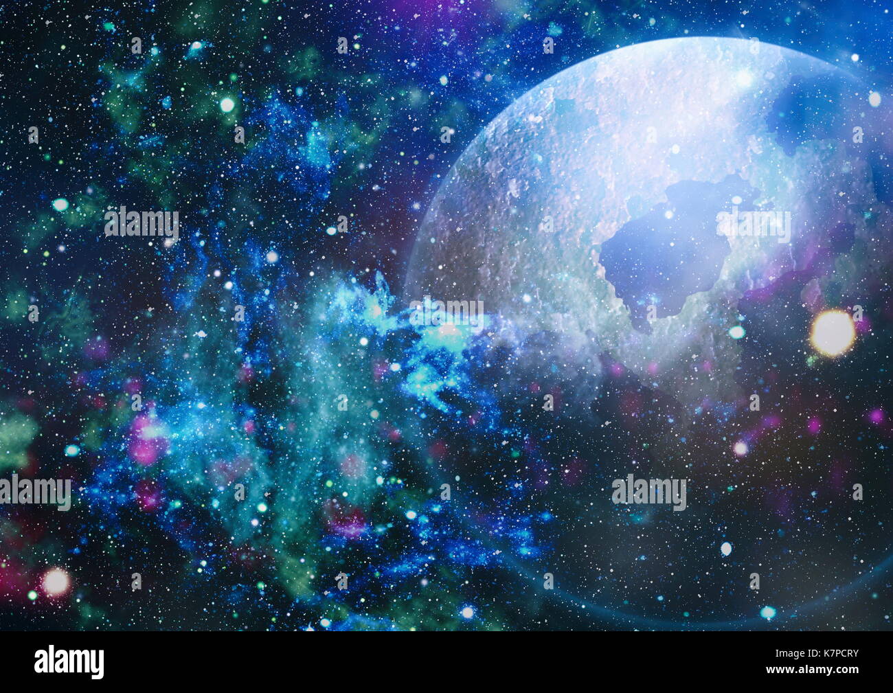 Deep space. High definition star field background . Starry outer space ...