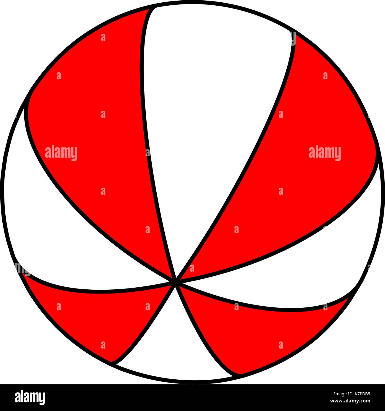 beach ball vector symbol icon design. Beautiful illustration isolated ...
