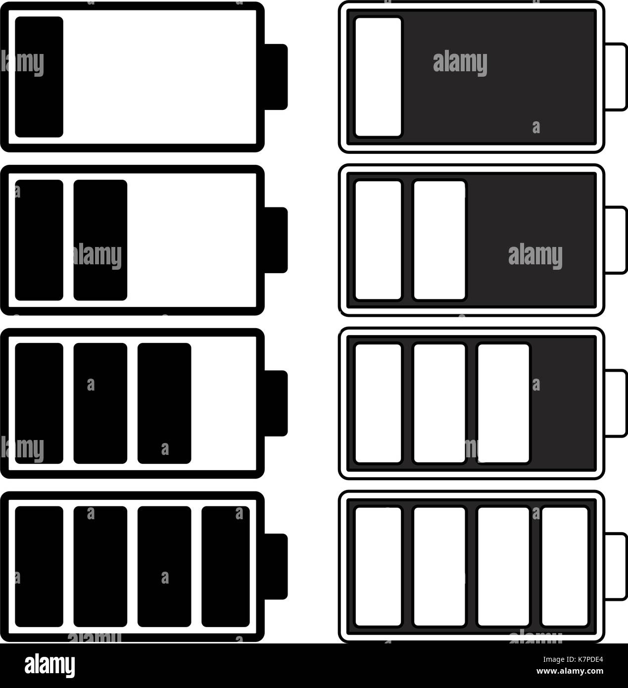battery charge level vector symbol icon design. Beautiful illustration ...