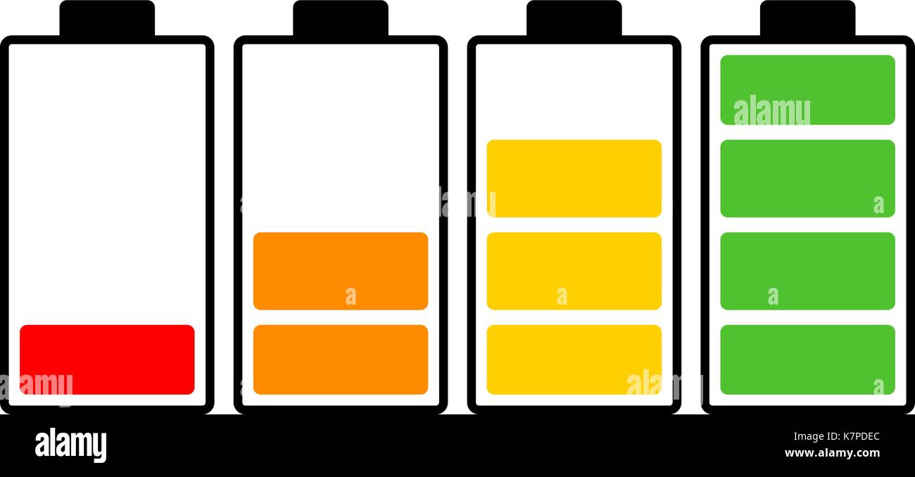 battery charge level vector symbol icon design. Beautiful illustration ...