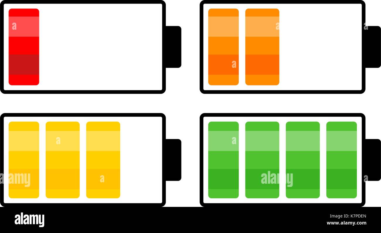 battery charge level vector symbol icon design. Beautiful illustration ...