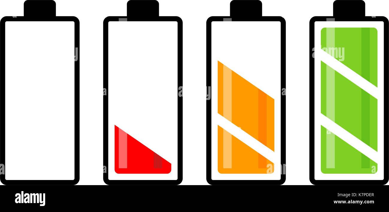 battery charge level vector symbol icon design. Beautiful illustration ...