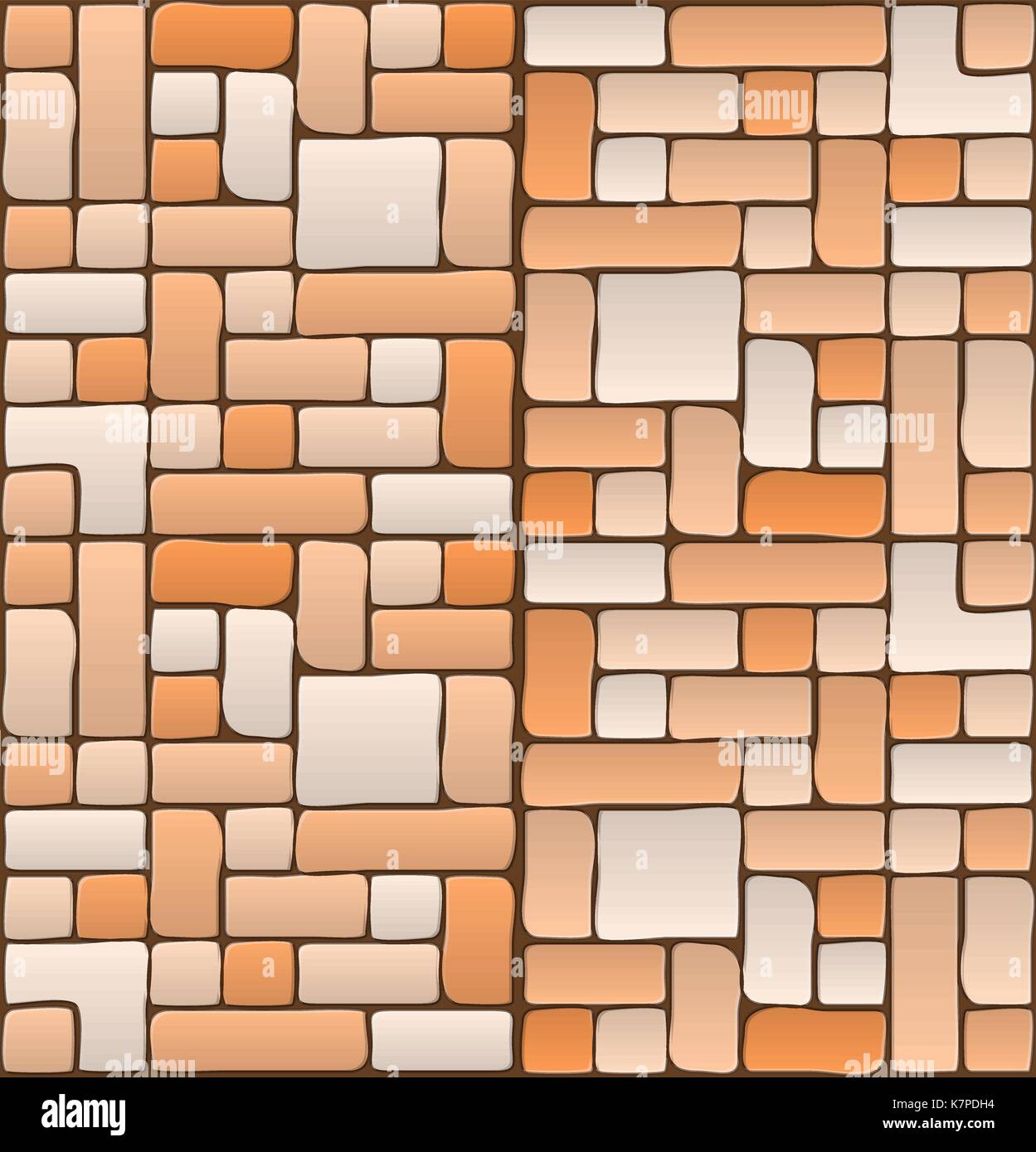 Masonry stone wall beautiful banner wallpaper design illustration Stock ...