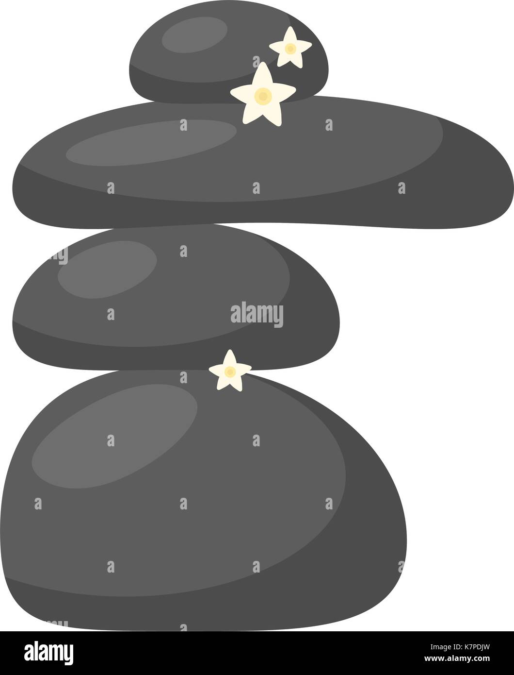 spa stones vector symbol icon design. Beautiful illustration isolated ...