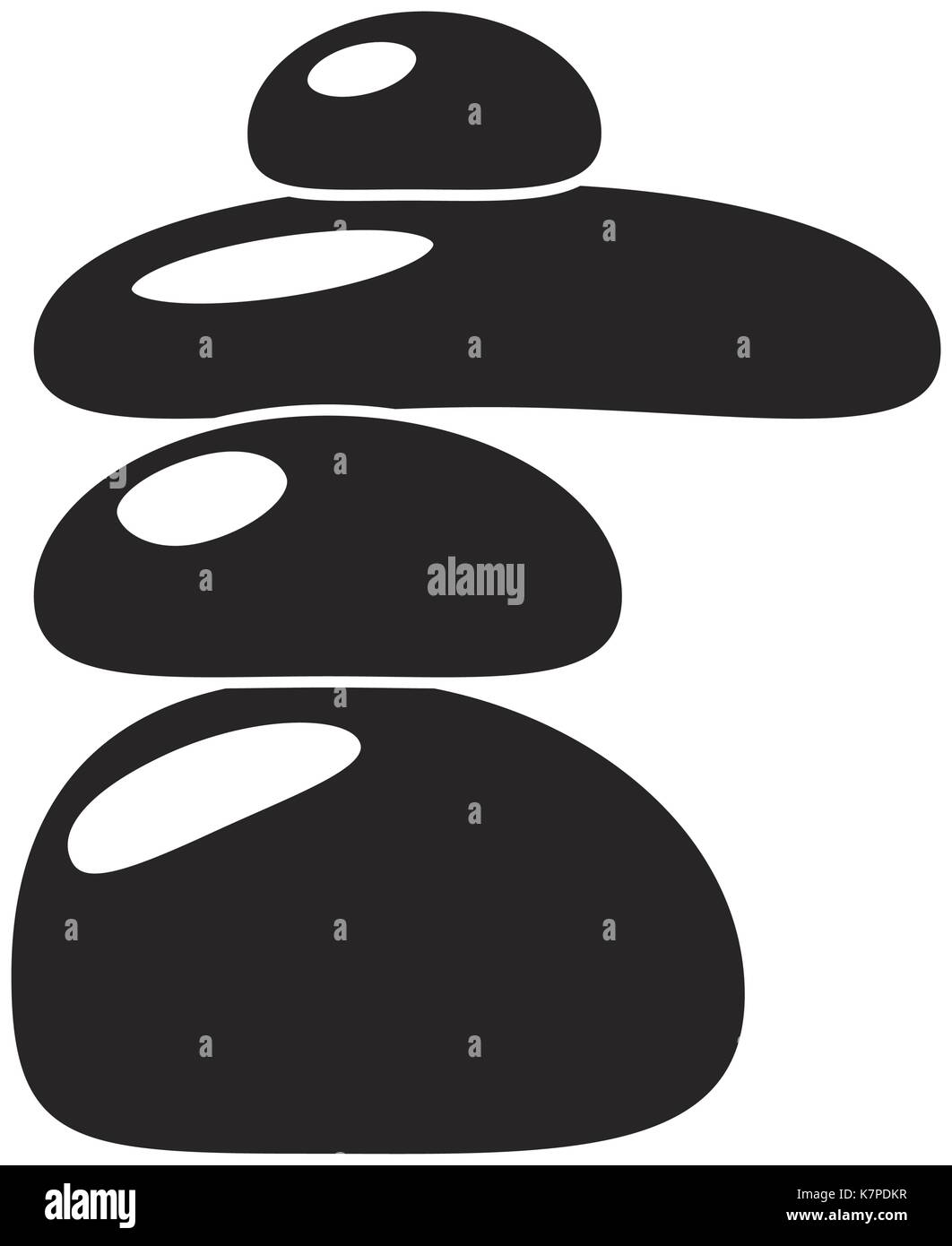 spa stones vector symbol icon design. Beautiful illustration isolated ...
