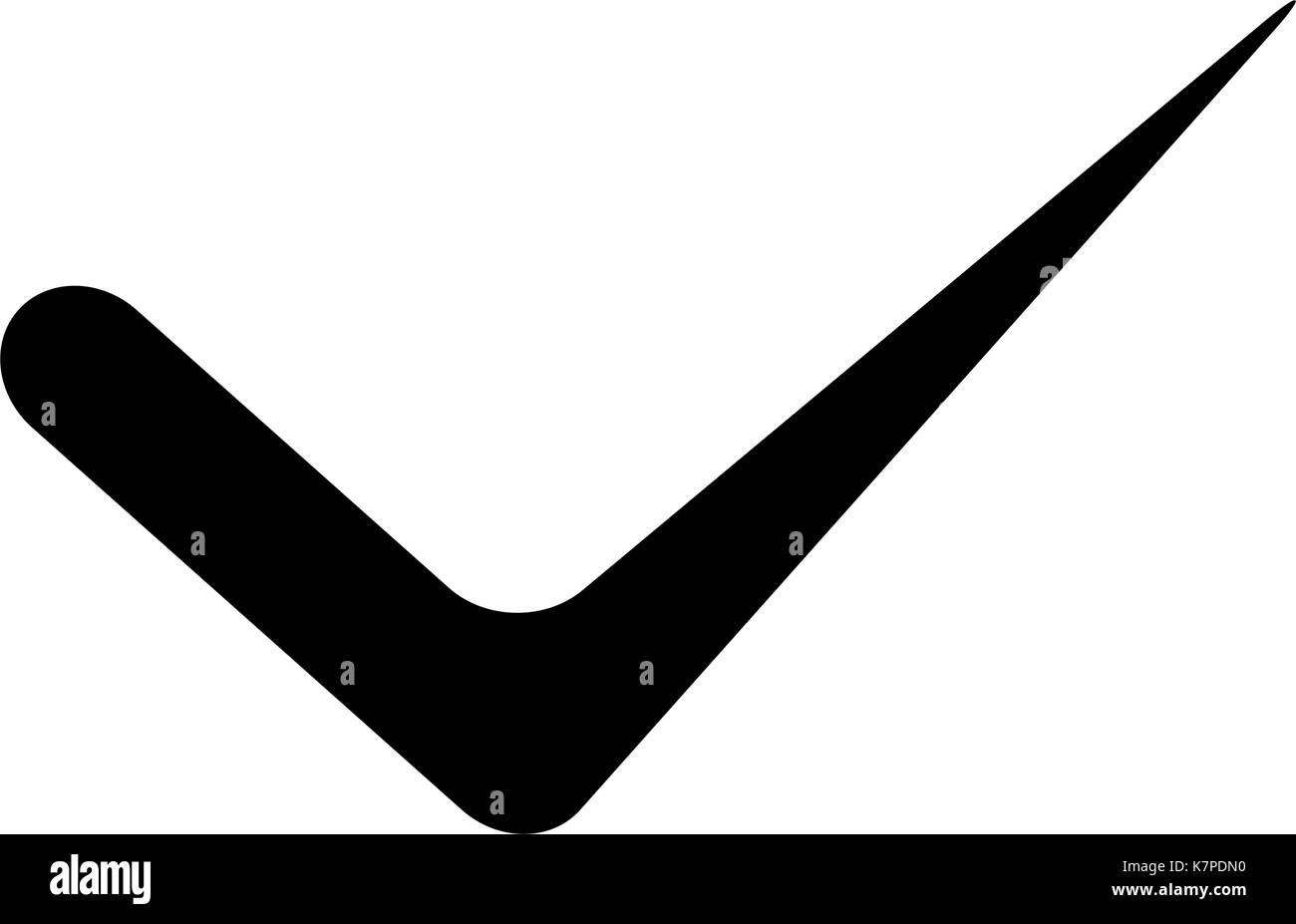 tick sign, check mark vector symbol icon design. Beautiful illustration ...