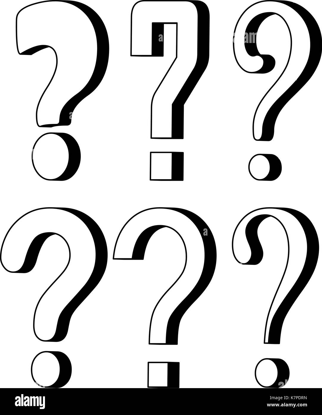 question mark silhouette vector symbol icon design. Beautiful ...