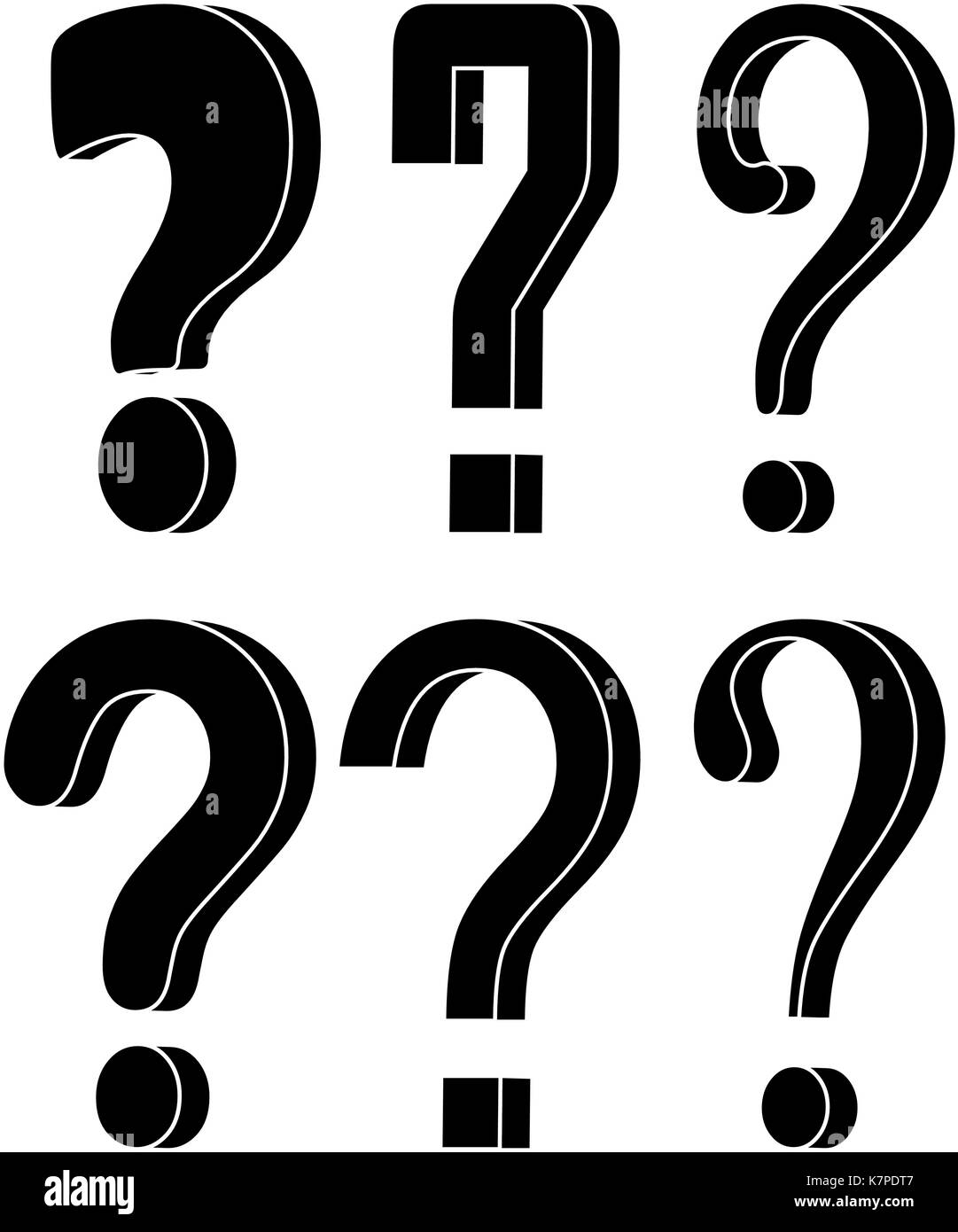 question mark silhouette vector symbol icon design. Beautiful ...