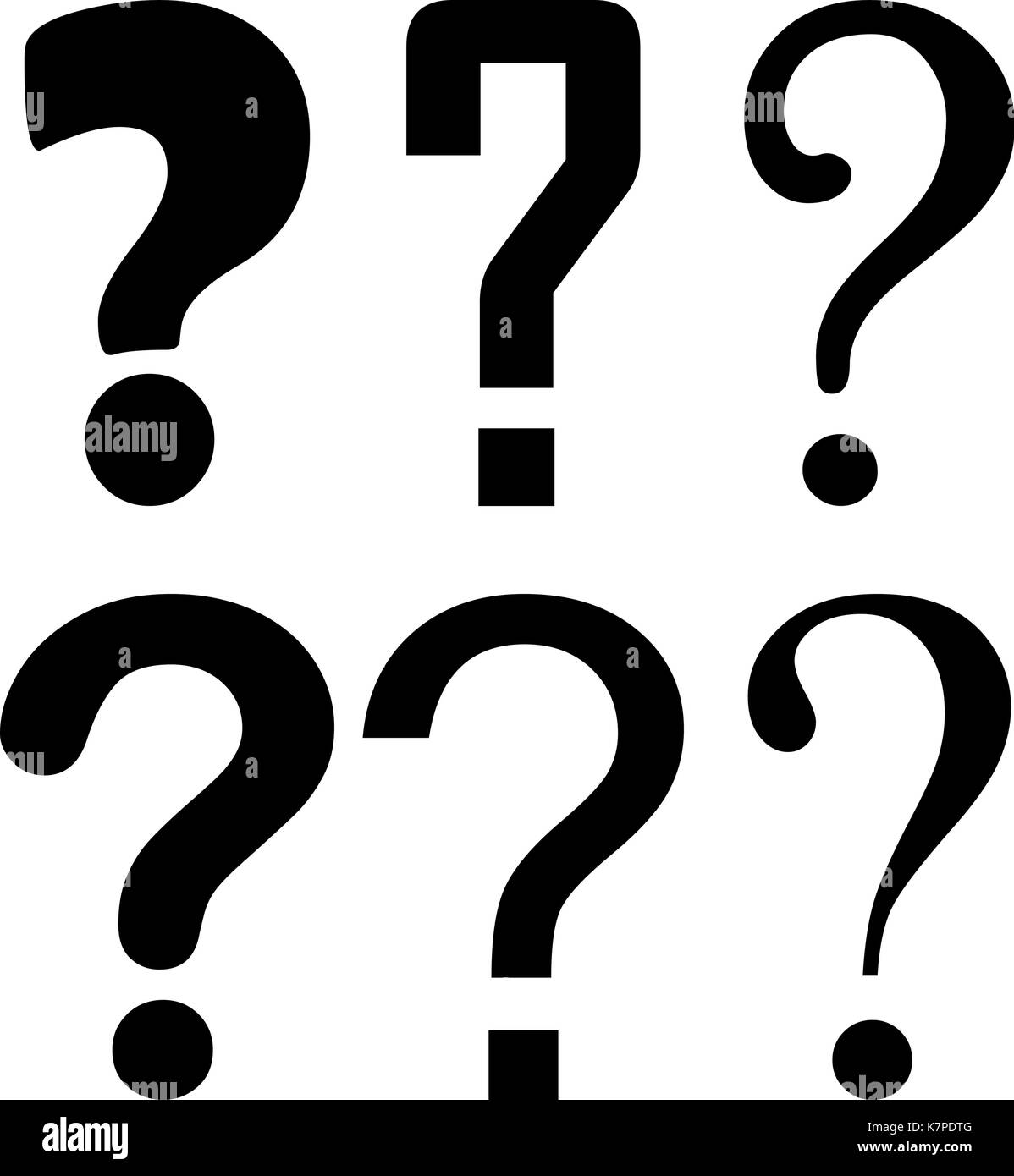 question mark silhouette vector symbol icon design. Beautiful ...
