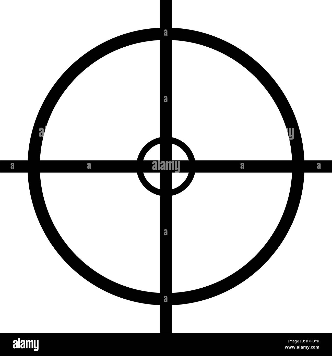 Crosshairs vector Stock Vector Images - Alamy