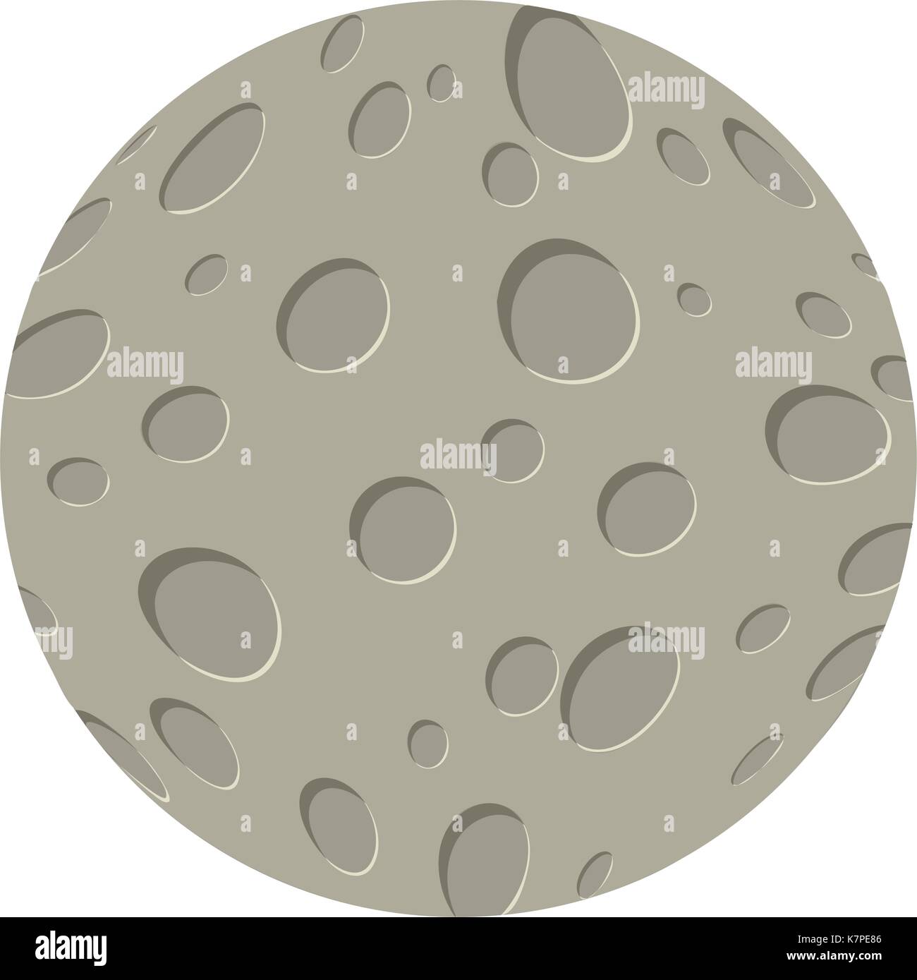 cartoon moon vector symbol icon design. Beautiful illustration isolated ...