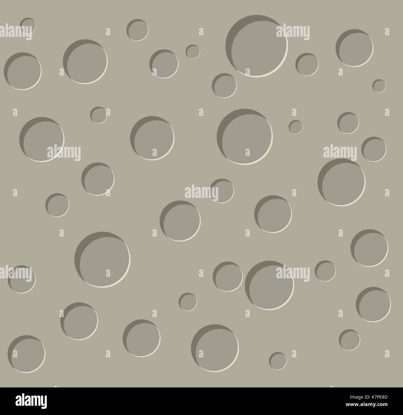 Moon Surface Texture Beautiful Banner Wallpaper Design Illustration