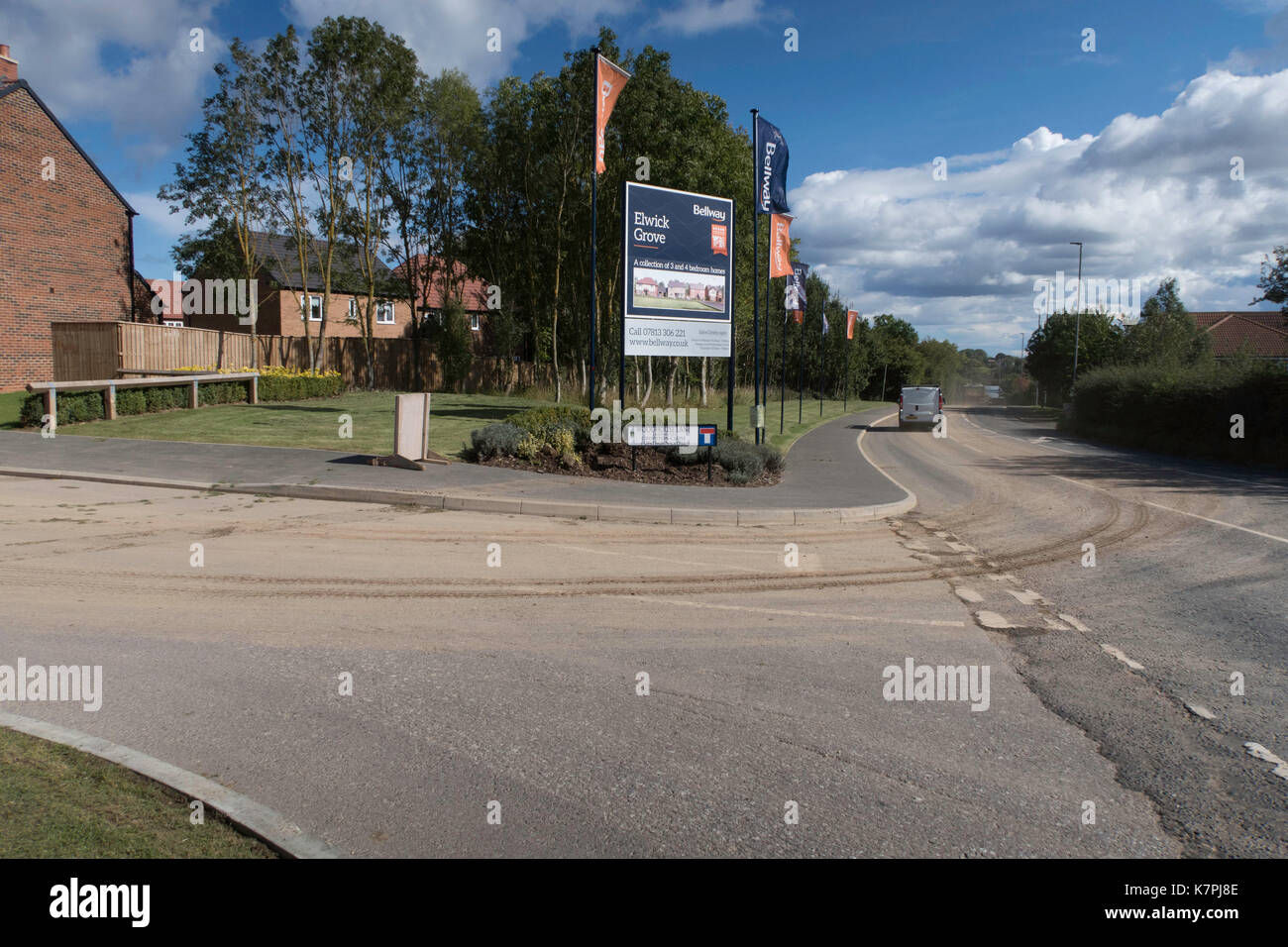 The corner of Elwick Grove/ Elwick road (looking towards High Tunstall ...