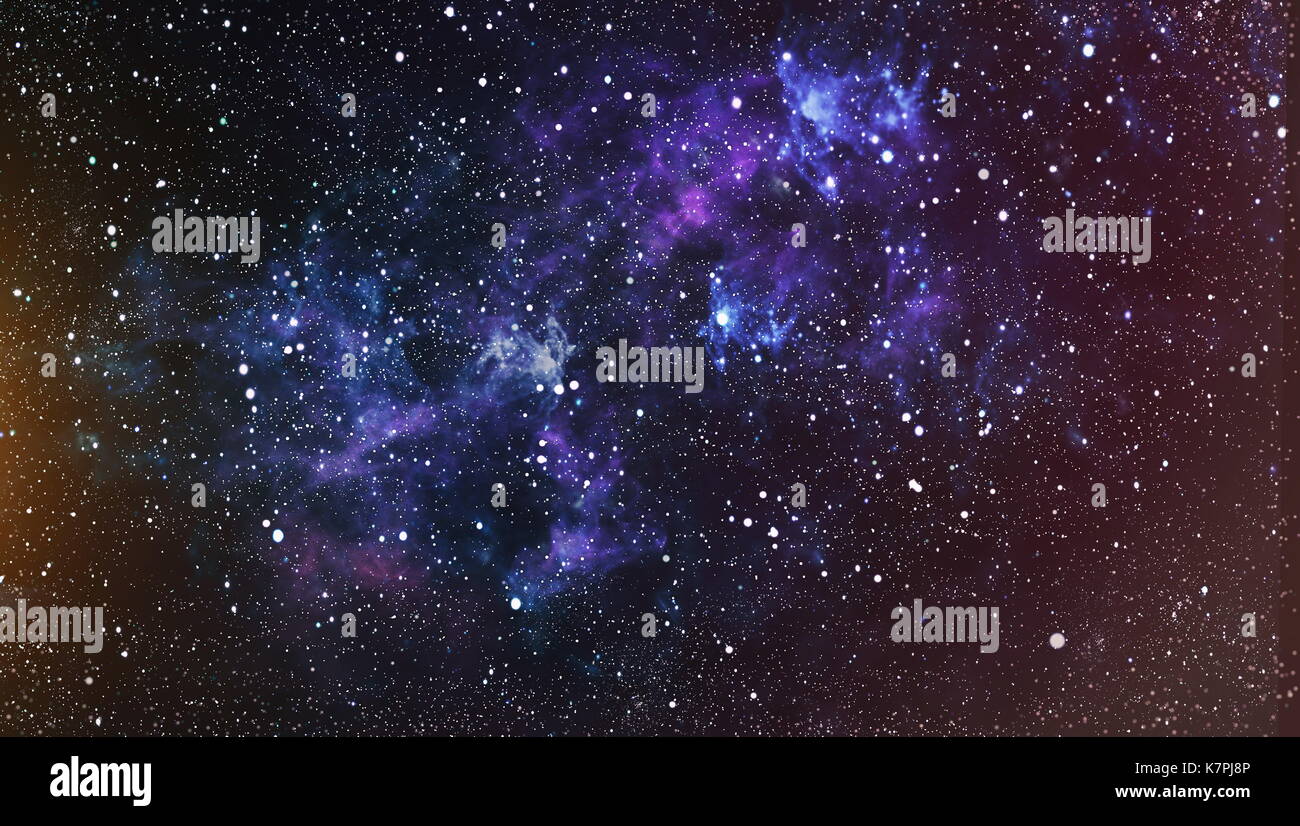 Colorful Starry Night Sky Outer Space background Stock Photo - Alamy