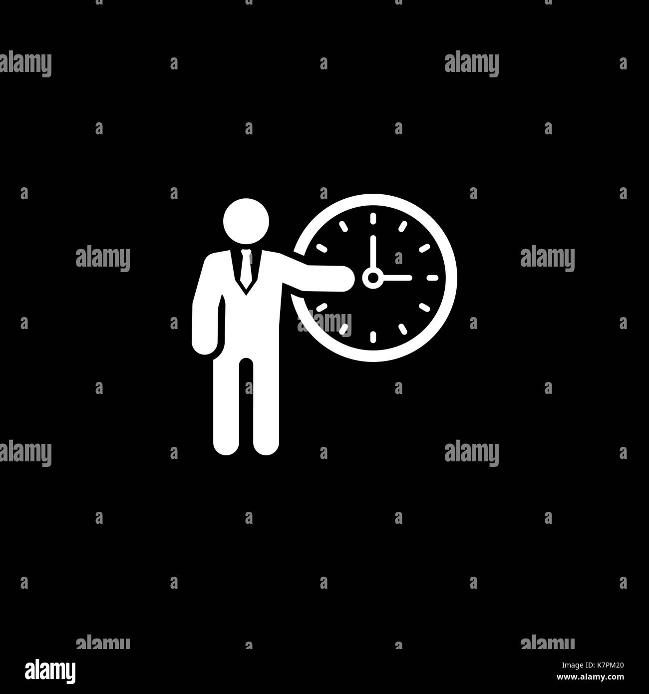 Time management line conceptual hi-res stock photography and images - Alamy