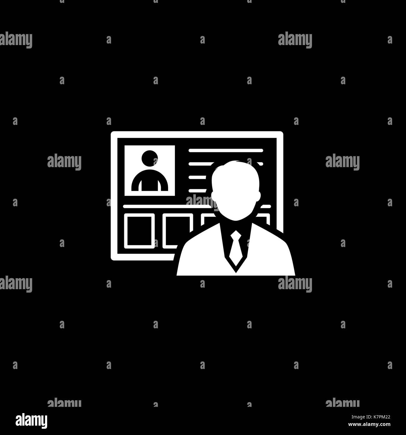 Human profile concept man Stock Vector Images - Alamy