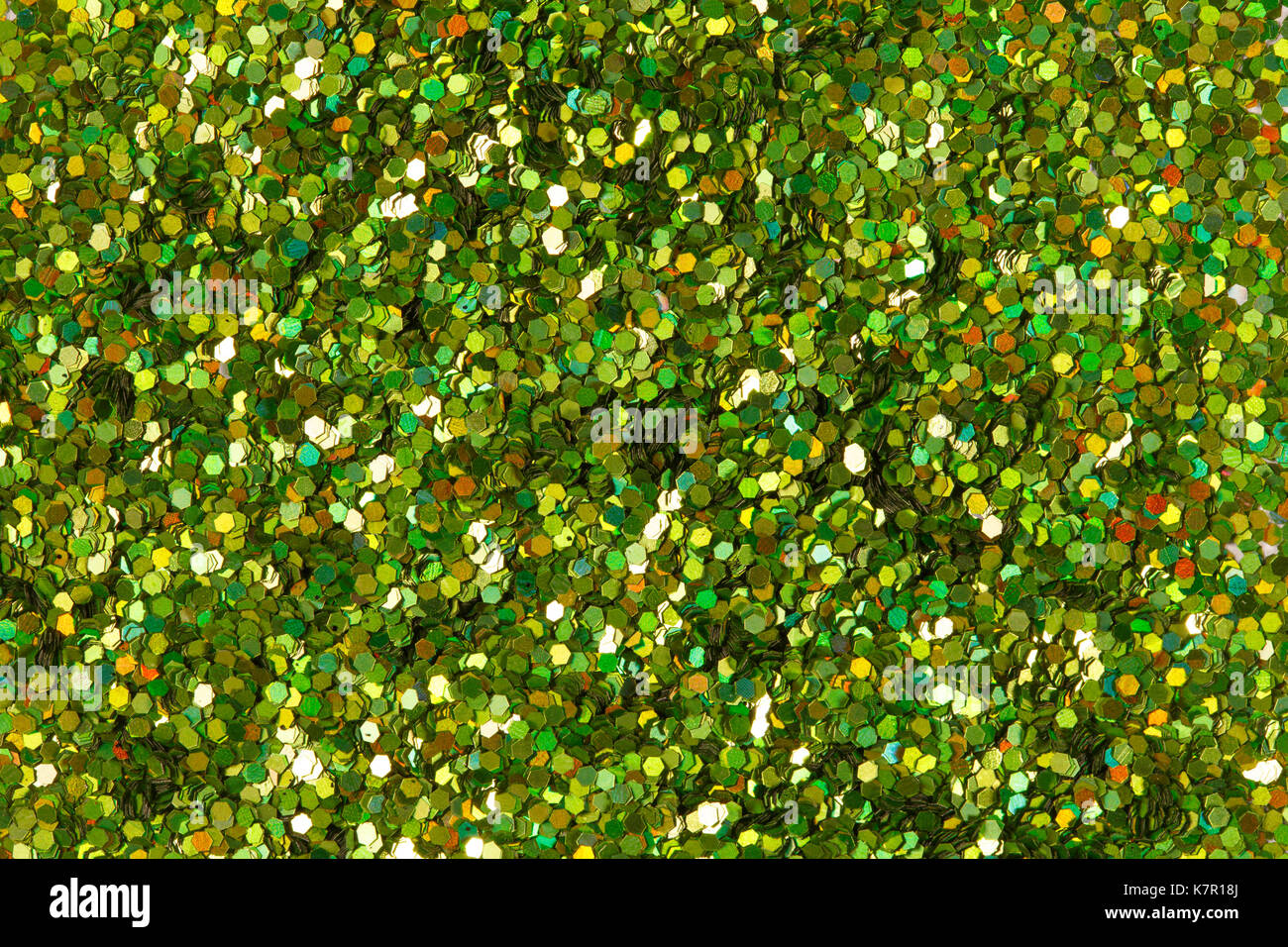 Green glitter texture on macro. High resolution photo Stock Photo - Alamy