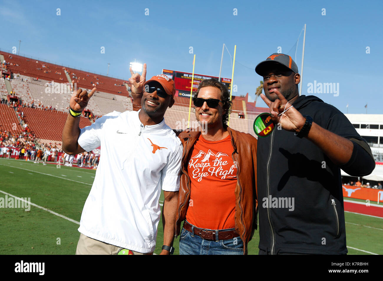 September 16, 2017 Actor Matthew McConaughey and former Texas Longhorns ...
