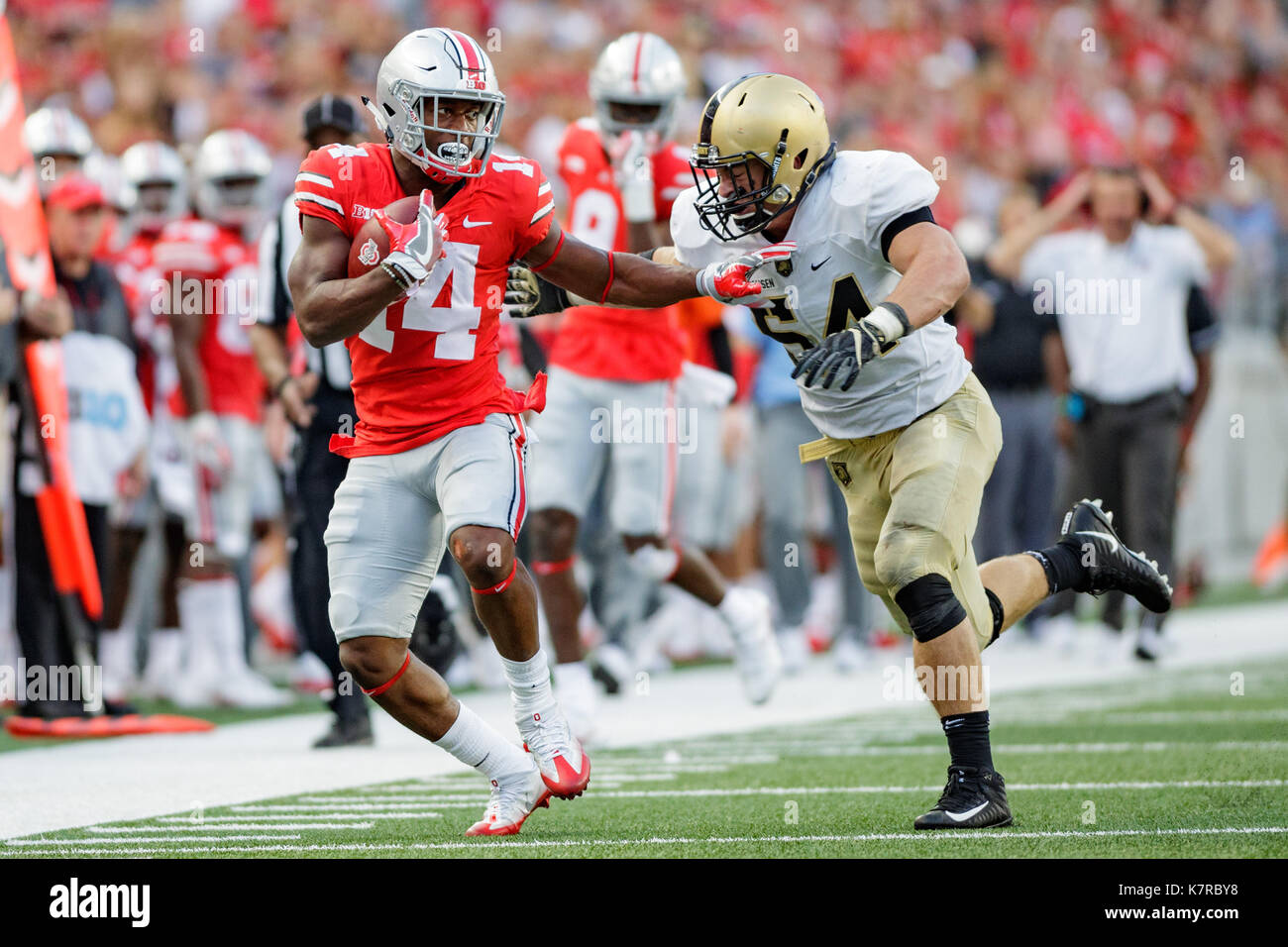 Ohio Stadium, Columbus, OH, USA. 16th Sep, 2017. Ohio State Buckeyes ...