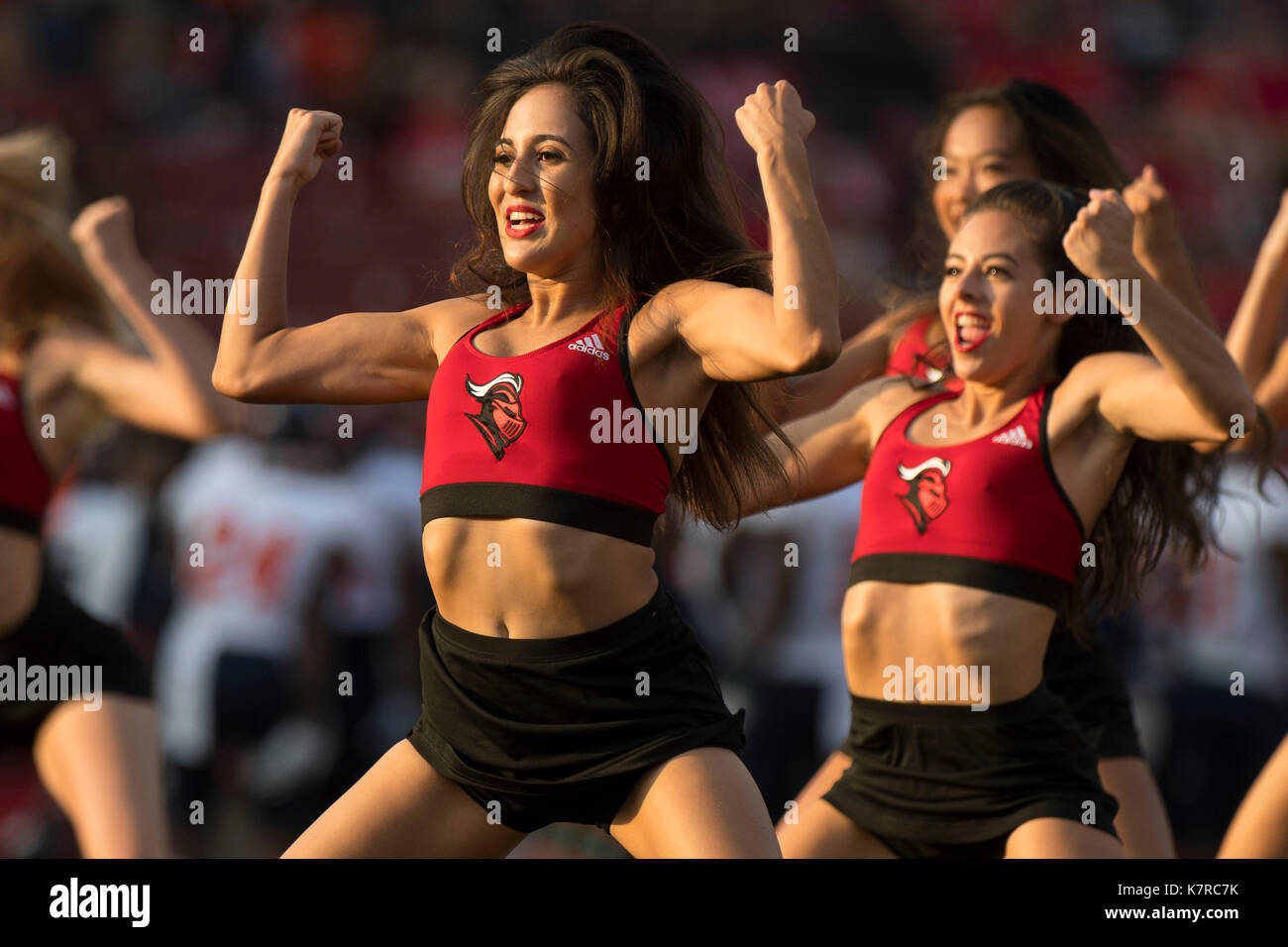 Piscataway, NJ, USA. 16th Sep, 2017. Members of The Rutgers Scarlet ...