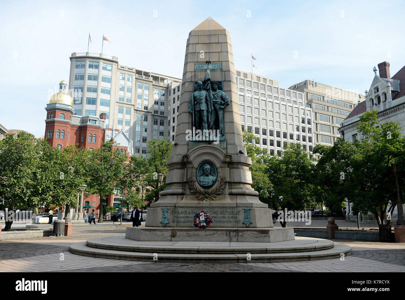 . 31st Aug, 2017. The Grand Army of the Republic Memorial stands in a ...