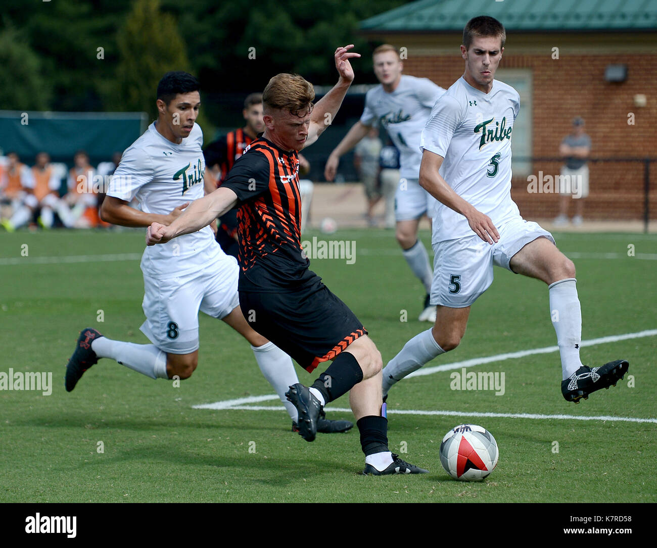 Williamsburg, VA, USA. 16th Sep, 2017. 20170916 - Campbell midfielder ...